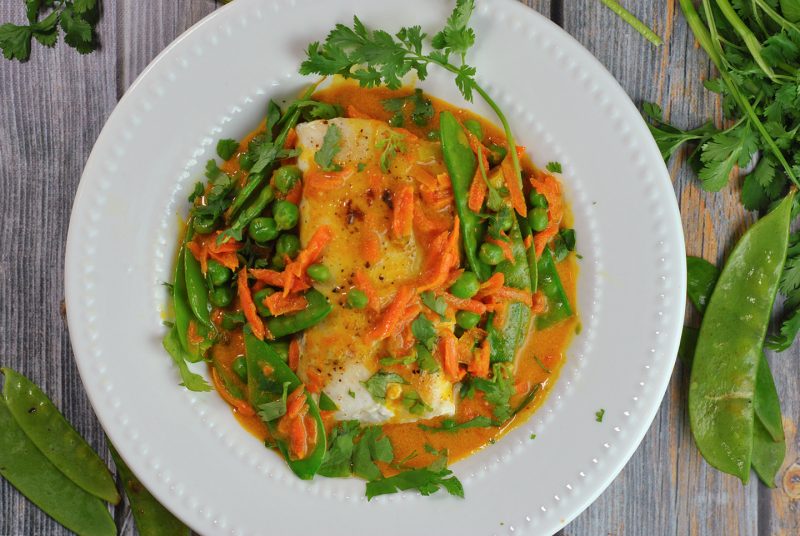 Grouper Fillets with Ginger and Coconut Curry - Prevention RD