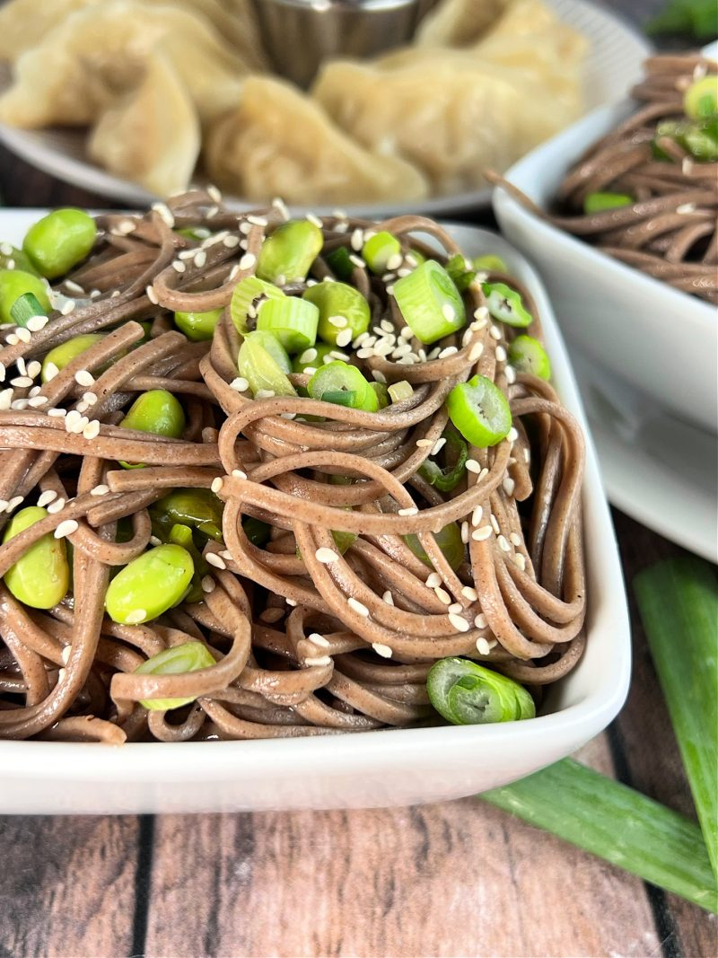 20-Minute Green Onion Sesame Soba Noodles - Prevention RD