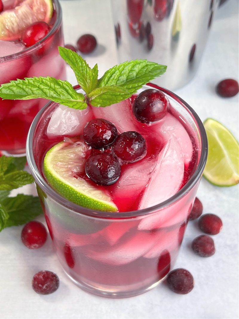 Cranberry Gin Mule Cocktail - Prevention RD