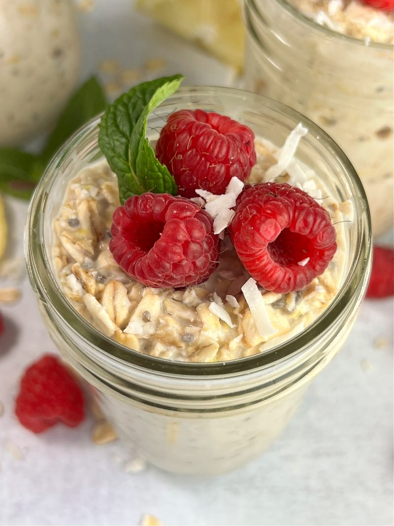 Lemon Overnight Oats - Prevention RD