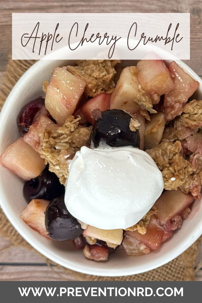 Apple Cherry Crumble - Prevention RD
